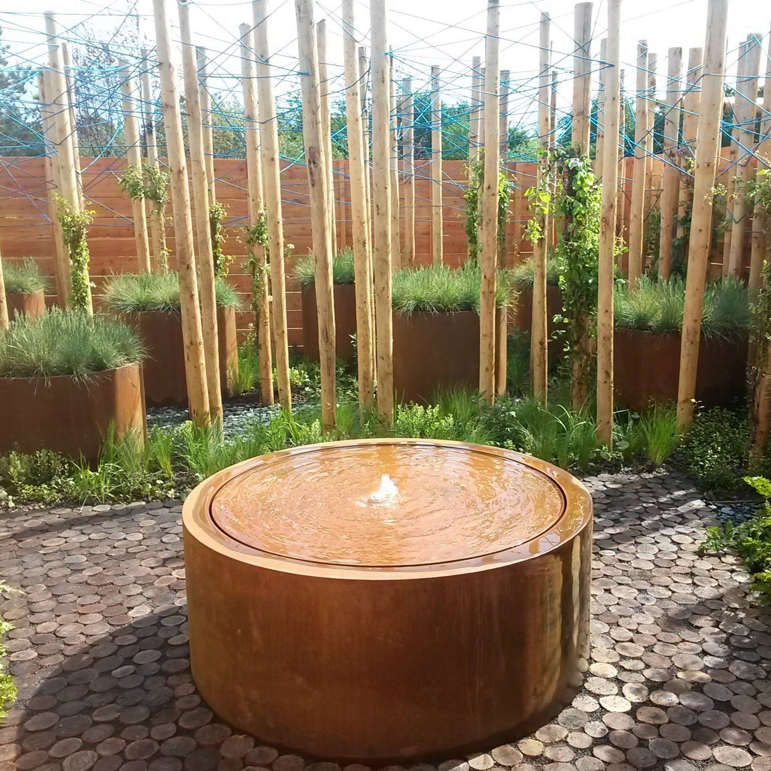 Adezz Corten Steel Round Circular Water Table | Urban Grow – Urban Grow ...
