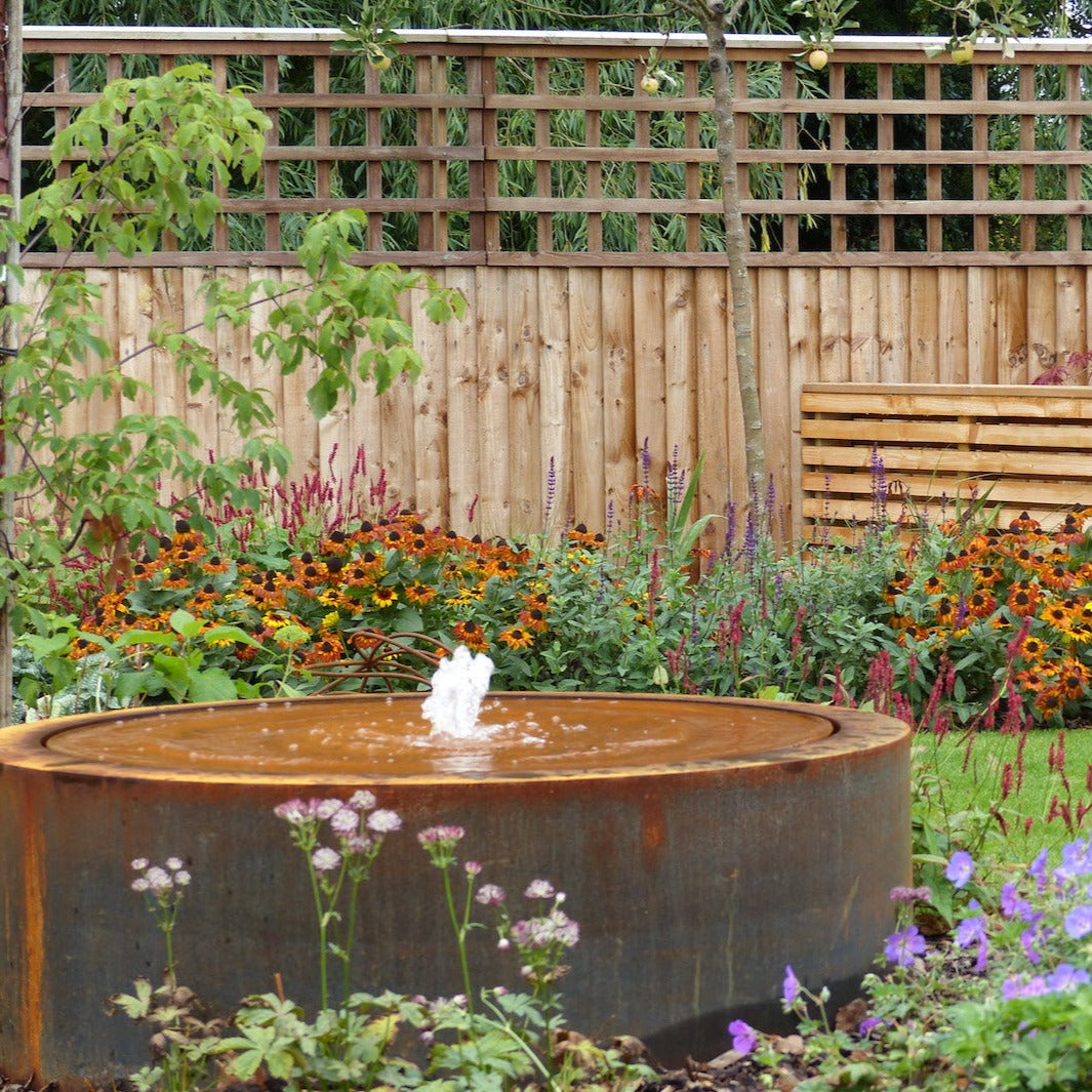 Adezz Corten Steel Round Circular Water Table | Urban Grow – Urban Grow ...