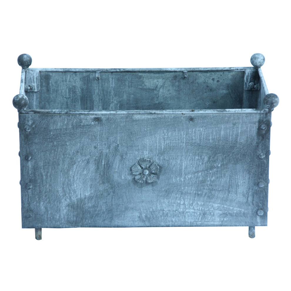 Traditional Galvanised Steel Trough Planter – Urban Grow UK Ltd