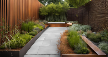 3mm Corten steel garden edging – Urban Grow UK Ltd