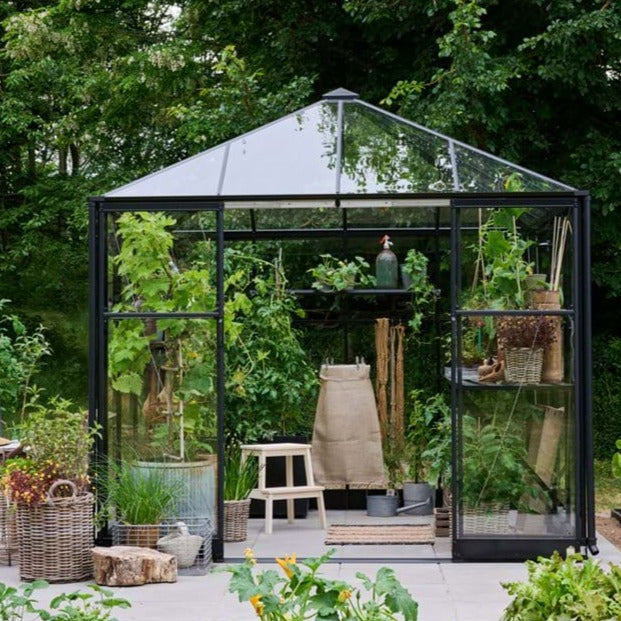 Halls Qube Square Greenhouse – Urban Grow UK Ltd