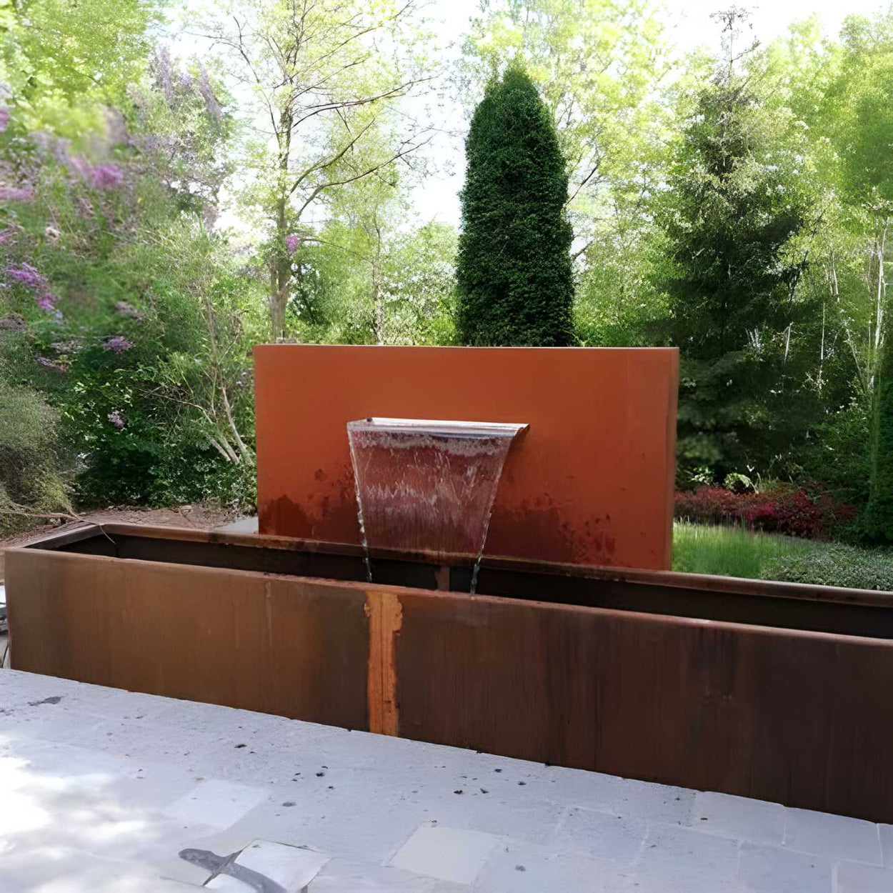 Adezz Corten Steel Water Feature | Corten Steel Pond – Urban Grow UK Ltd