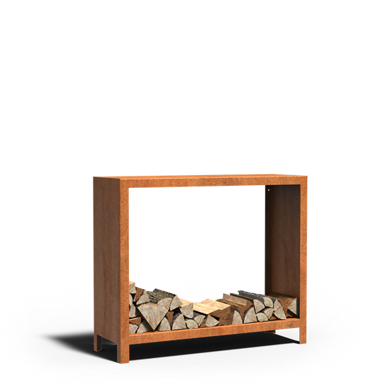 Adezz Corten Steel Logg Log Store – Urban Grow UK Ltd